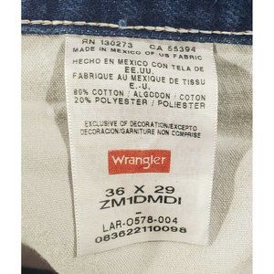Wrangler | Jeans | Wrangler Jeans 36x29 Mens Dark Wash High Rise ...
